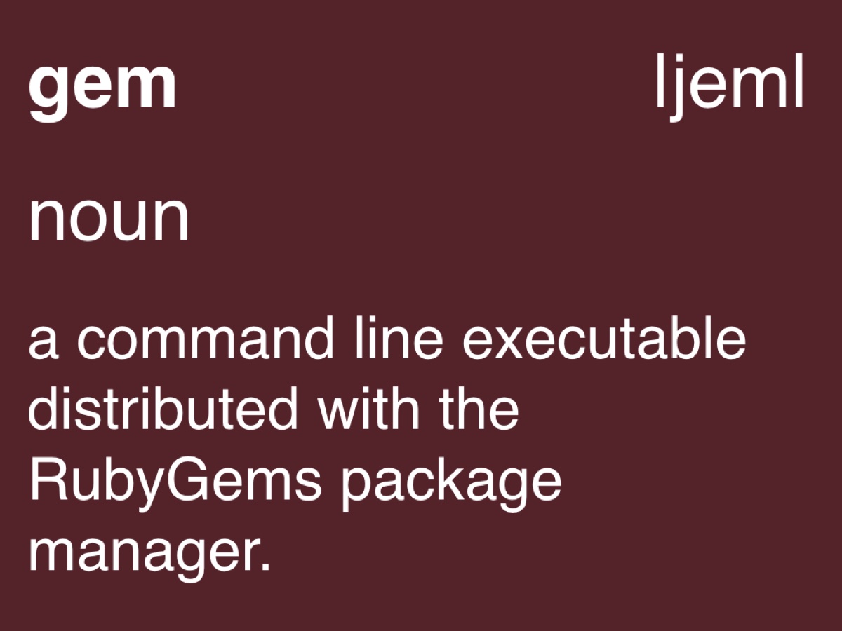 Writing Ruby Gems – Pat Allan